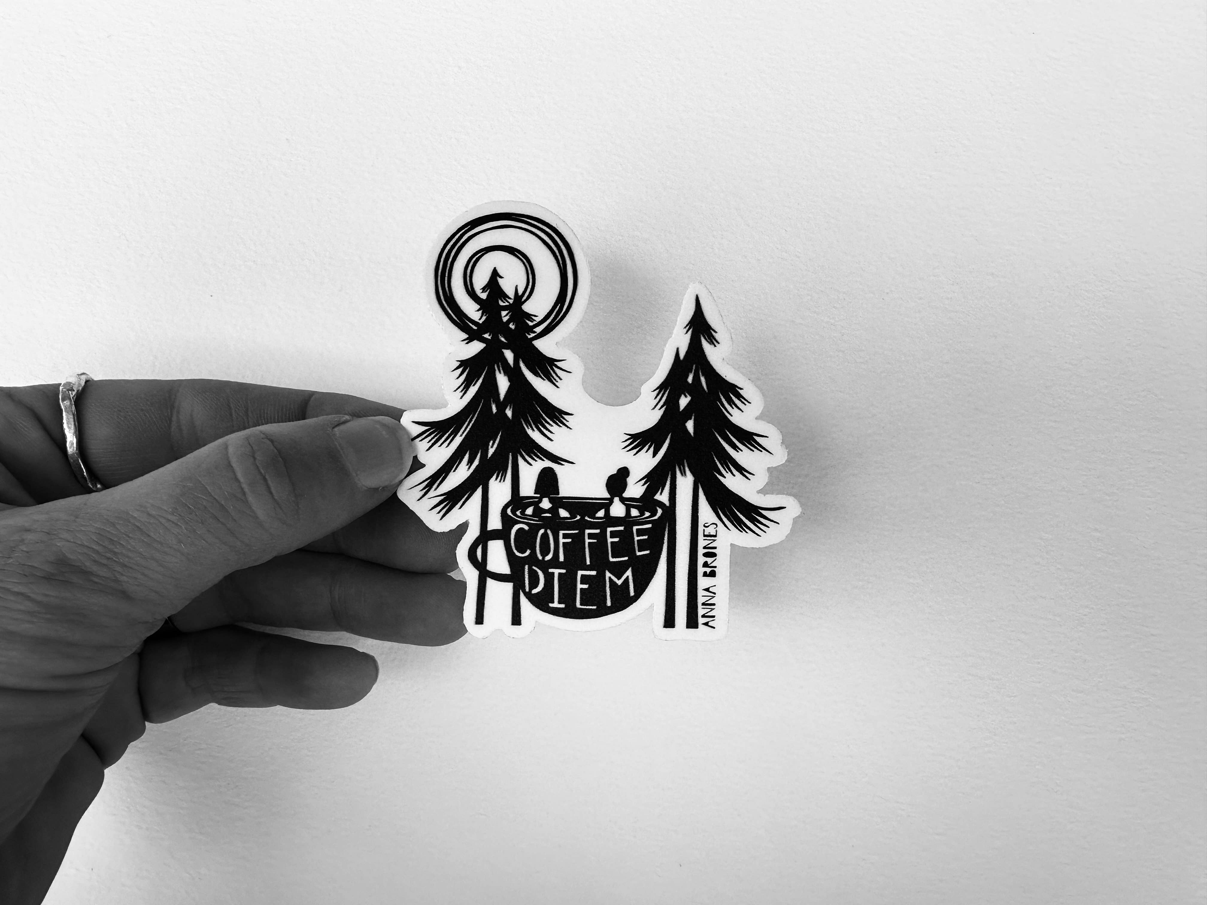 "Coffee Diem" Sticker – Vital Industries